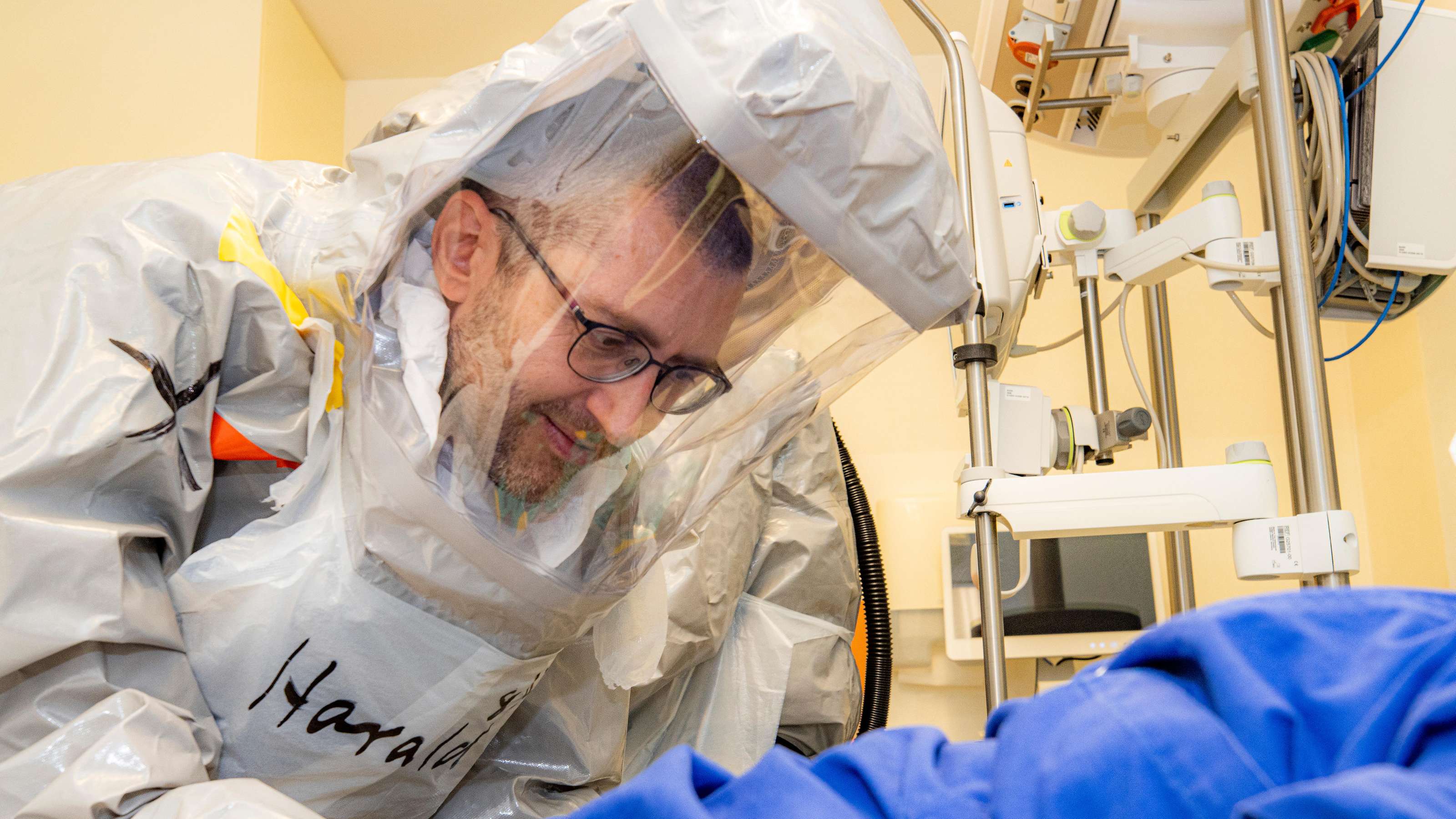 Übung: Hochinfektiöser Patient fordert das Personal